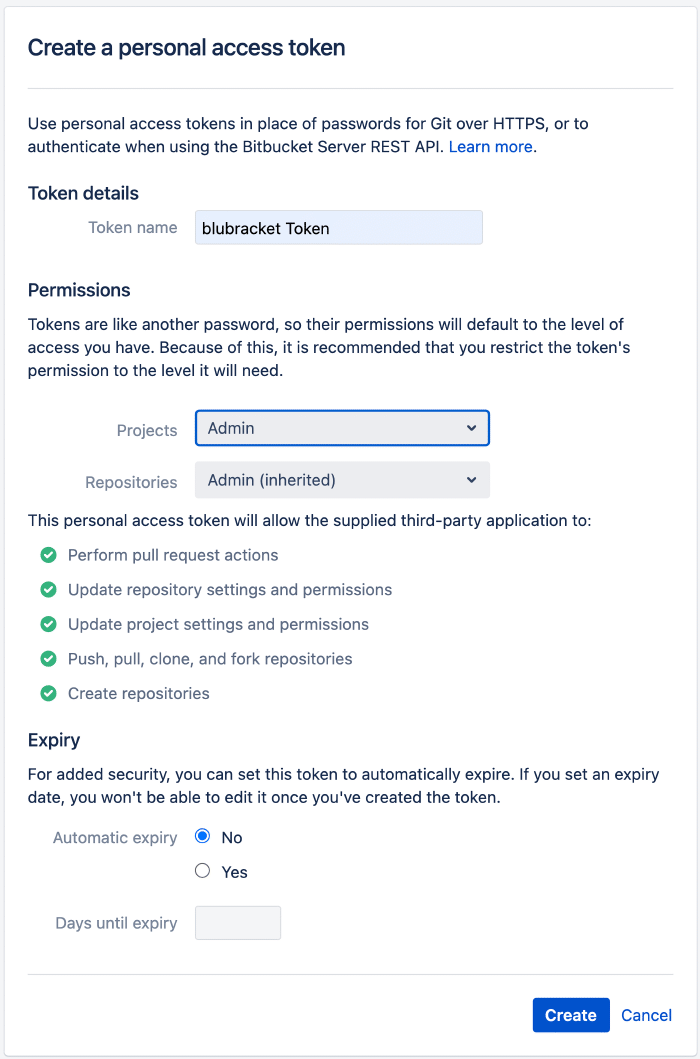 Generate an app password or personal access token (PAT) in Bitbucket ...