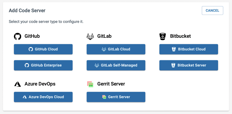 Adding code servers - BluBracket Documentation