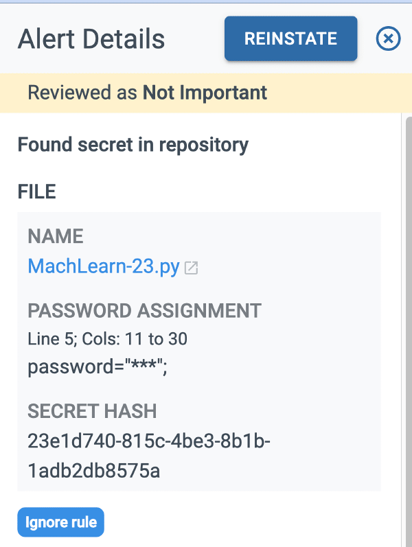 Configuring Global Ignore Rules Blubracket Documentation