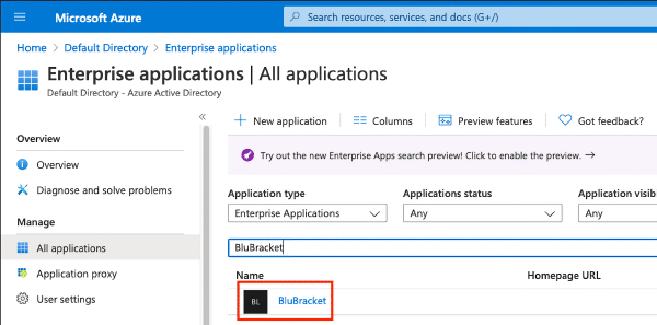 Configure Azure AD - BluBracket Documentation