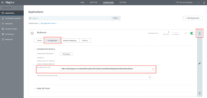 Configure Ping Identity - BluBracket Documentation