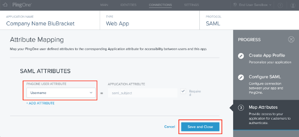 Configure Ping Identity - BluBracket Documentation